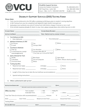 Fillable Online students vcu Test Form 3.2.15 Fax Email Print - pdfFiller