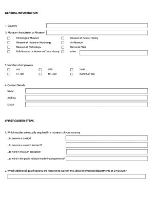 Fillable Online GENERAL INFORMATION - ne-moorg Fax Email Print - pdfFiller