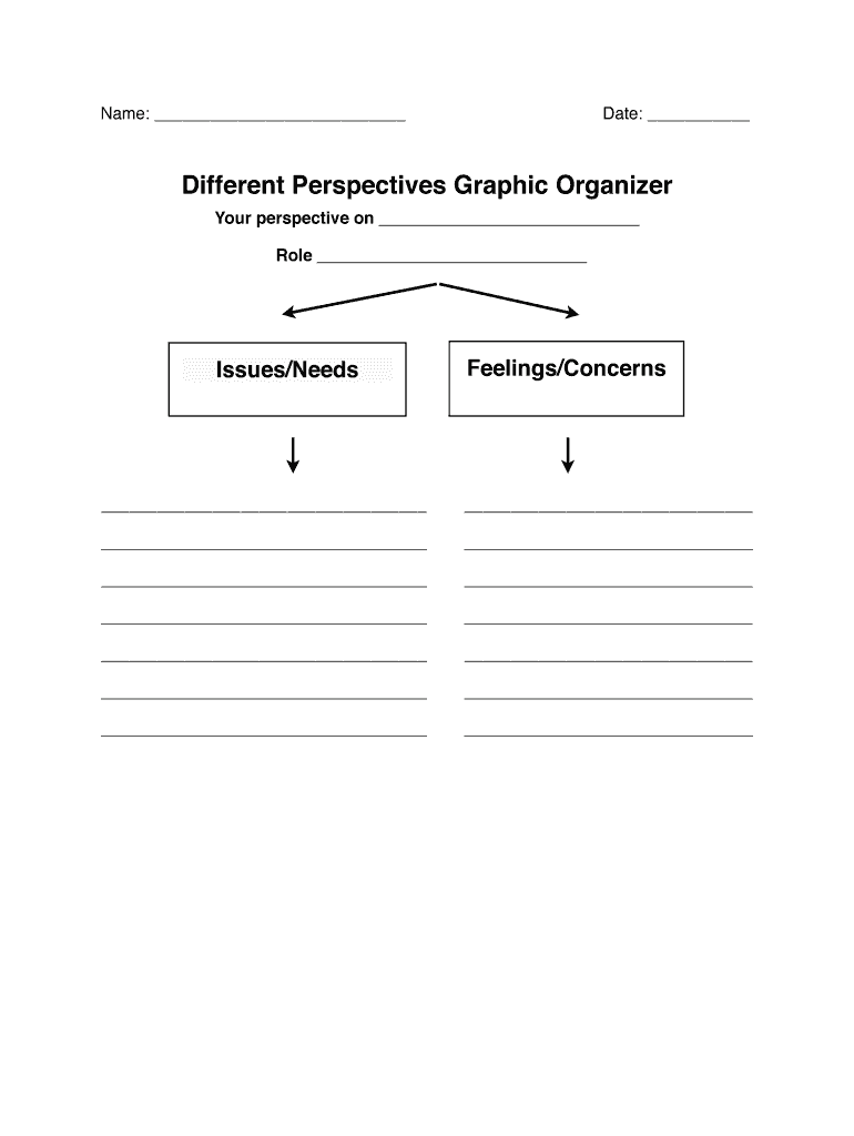 Fillable Online Different Perspectives Graphic Organizer Fax Email ...