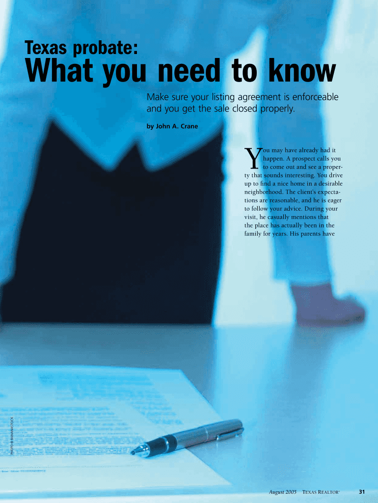 Fillable Online Texas probate: Fax Email Print - pdfFiller