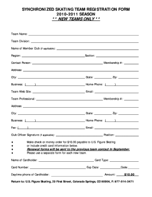 Fillable Online usfigureskating SYNCHRONIZED SKATING REGISTRATION FORM ...