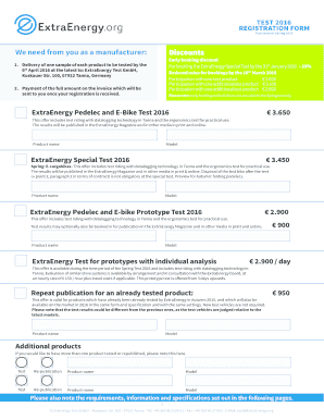 Fillable Online BOOKING FORM PEDELEC E-BIKE and E-CARGOBIKE TEST ...