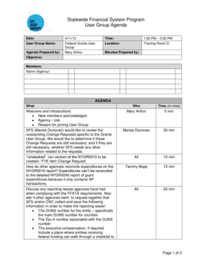 Fillable Online sfs ny Statewide Financial System Program User Group ...