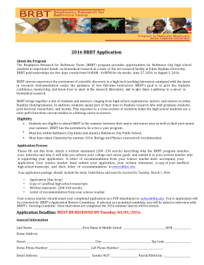 Fillable Online bpi BRBT Application 2015edited2 Fax Email Print ...