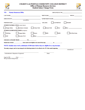 18 Printable employee salary change form Templates - Fillable Samples ...