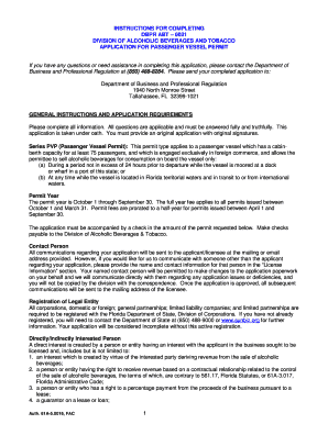 Fillable Online DBPR ABT 6021 Fax Email Print - pdfFiller