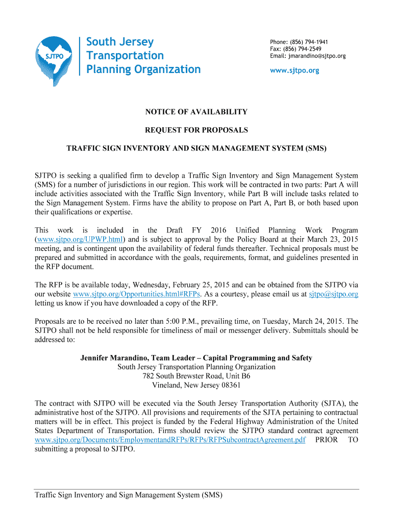 Fillable Online Traffic Sign Inventory and Sign Management System bb ...