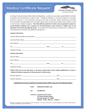 Fillable Online csu Medical Certificate Extension Medical Certificate ...