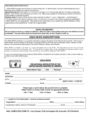 Fillable Online usda TRI-FOLD INFORMATION SHEETS single sheets printed ...