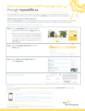 Fillable Online How to print your UHIP coverage card Fax Email Print ...