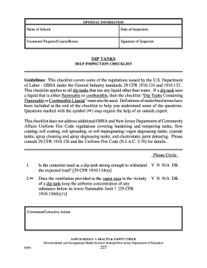 Fillable Online DIP TANKS Fax Email Print - pdfFiller