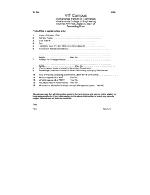 Fillable Online MBA Form Fax Email Print - pdfFiller