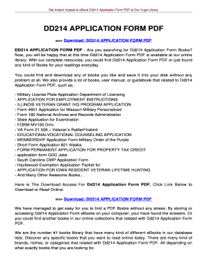 Fillable Online Dd214 application form pdf - tolianbiz Home Fax Email ...