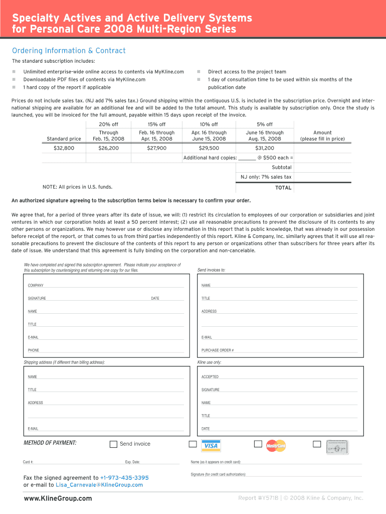 Fillable Online Specialty Actives and Active Delivery Systems Fax Email ...
