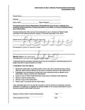 Fillable Online Sample AUTHORIZATION.PDF Fax Email Print - pdfFiller