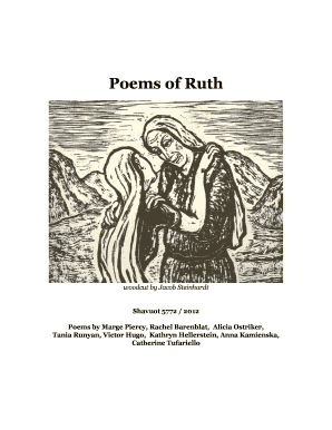 Fillable Online Poems of Ruth Fax Email Print - pdfFiller