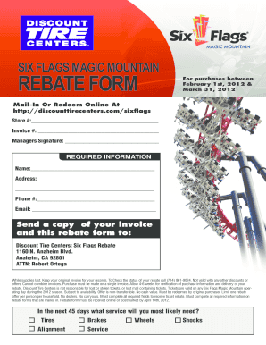 Fillable Online Send a copy of your invoice and this rebate form Fax ...