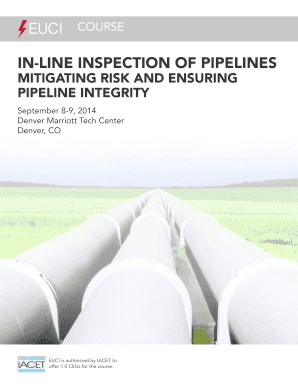 Fillable Online In-LIne InspectIon of pIpeLInes - pmaconferencecom Fax ...
