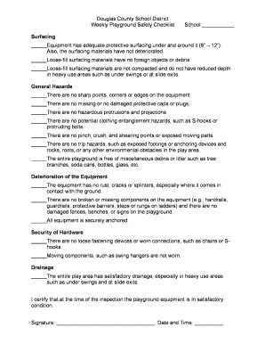 Fillable Online www1 dcsdk12 Douglas County School District Weekly ...