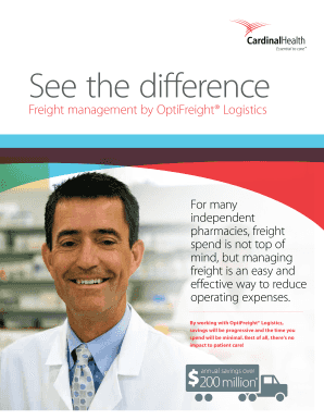 Fillable Online Freight management by OptiFreight Logistics Fax Email ...