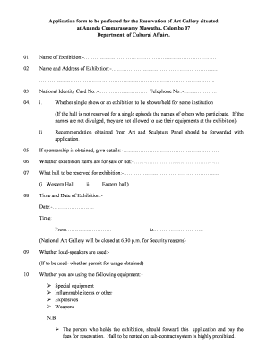 Fillable Online gic gov Application form to be perfected for the ...