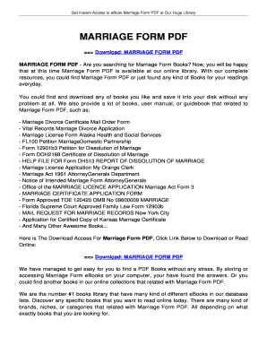 Fillable Online Marriage form pdf - tolianbiz Home Fax Email Print ...