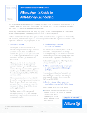 Fillable Online Allianz Agents Guide to Fax Email Print - pdfFiller