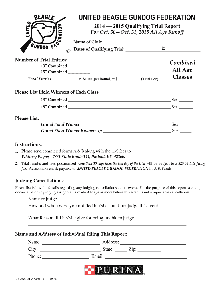 Fillable Online ubgf 15 Combined - ubgf Fax Email Print - pdfFiller