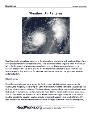 Fillable Online Weather Air Patterns Fax Email Print - pdfFiller
