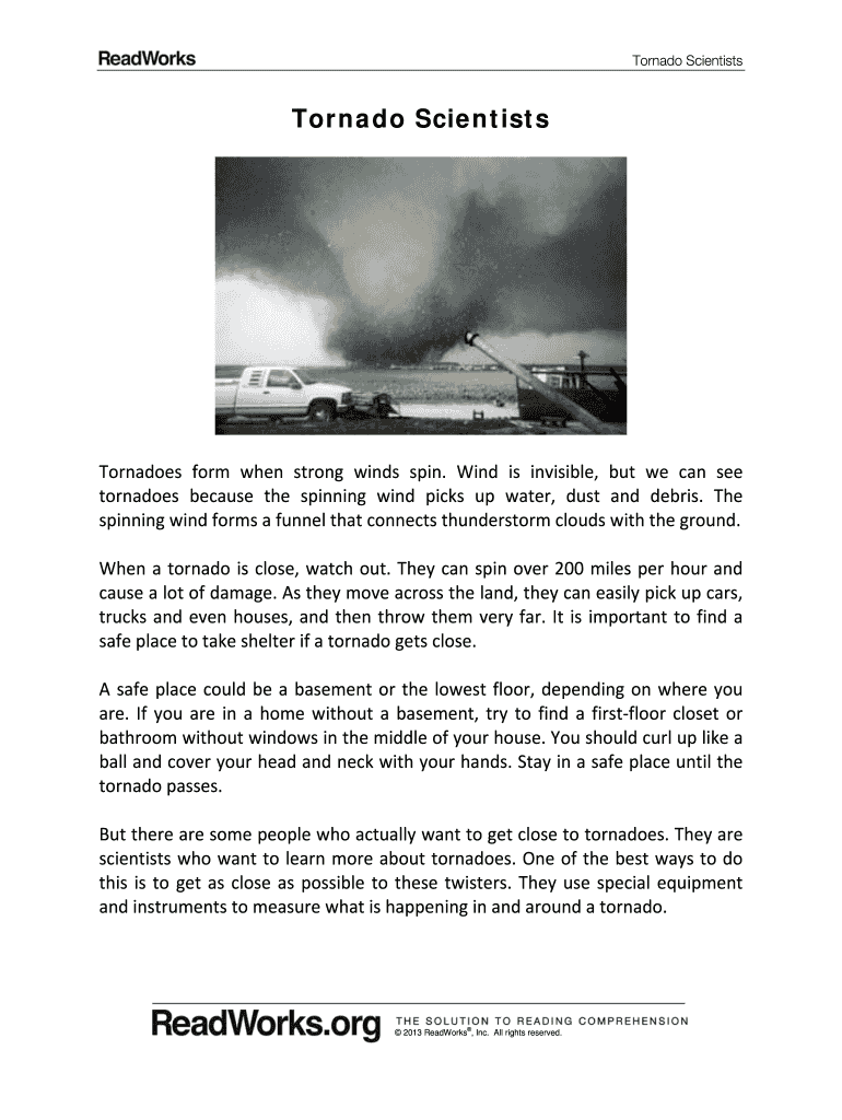 Fillable Online Tornado Scientists Fax Email Print - pdfFiller