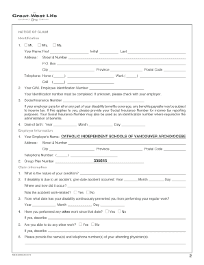 Fillable Online Short-Term Disability Employees Statement Income ...