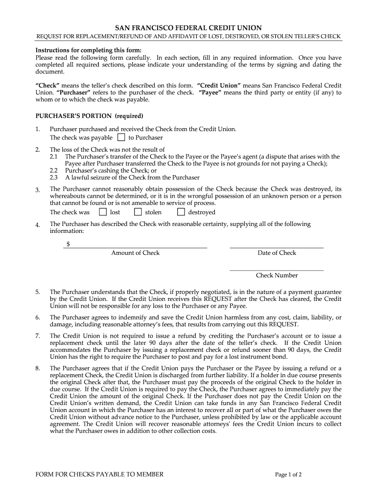 Fillable Online StopPymtAffidavit-Final2-MemberPayee.doc Fax Email Print - pdfFiller