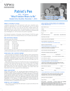 Fillable Online vfwdeptpacific Patriots Pen - VFW Fax Email Print ...
