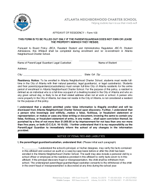 Fillable Online atlncs THIS FORM IS TO BE FILLED OUT ONLY IF THE PARENTGUARDIAN - atlncs Fax ...