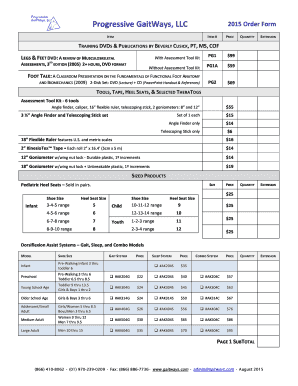 Fillable Online PGW Order Form - bgaitwayscomb Fax Email Print - pdfFiller