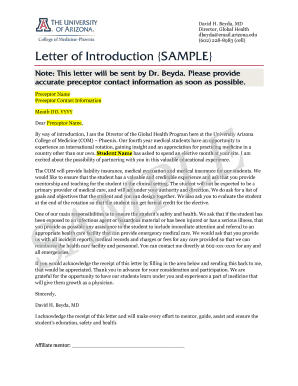 Preceptor Letter Of Recommendation - Fill Online, Printable, Fillable ...