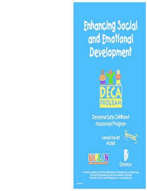 Fillable Online DECA Manual - Kaplan Early Learning Company Fax Email ...