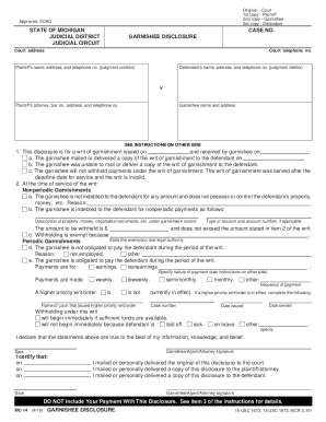 Fillable Online Original - Court Approved SCAO 3rd copy - Defendant ...