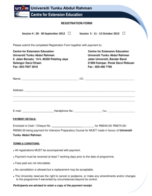 Muet Registration Form - Fill Online, Printable, Fillable, Blank ...