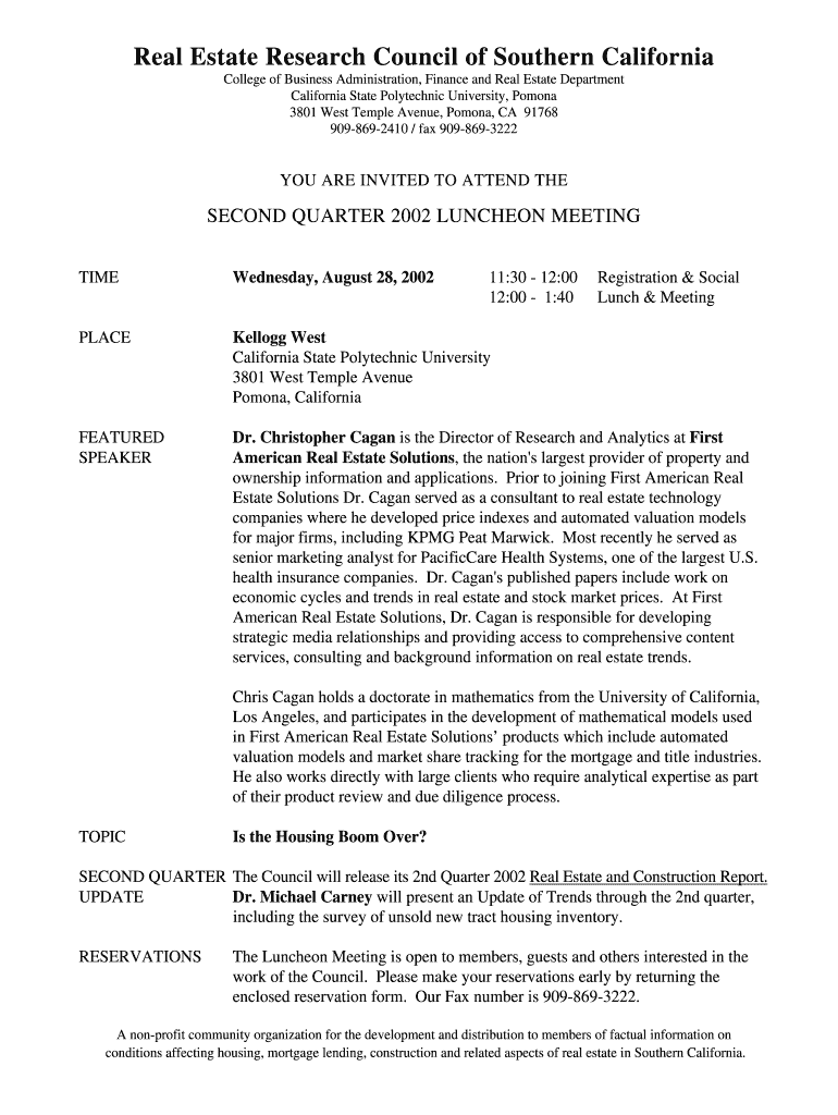 Fillable Online inv022 Christopher Cagan First American RES.PDF Fax ...