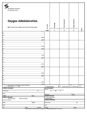 Fillable Online lifesaving Oxygen Administration Knowledge Victim ...