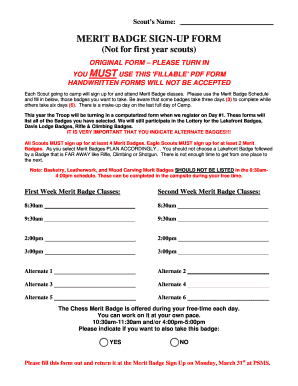 Fillable Online bsatroop10 Use this information to complete the forms ...