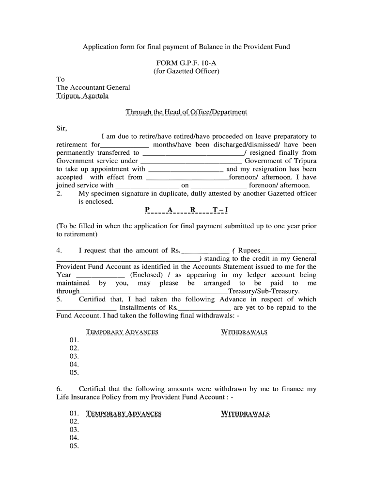 Fillable Online agtrp cag gov Application form for final payment of ...