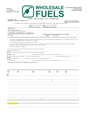 Fillable Online Certificate of Farming Use Fax Email Print - pdfFiller