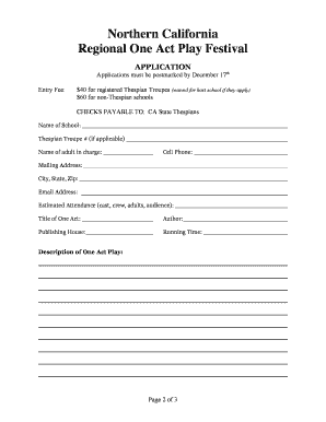 Fillable Online cetoweb NCA One Act Application Fax Email Print - pdfFiller