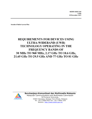 Fillable Online RECOMMENDATION ITU-R SM.1756-0* Framework for the ...