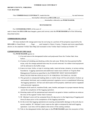 Fillable Online Timber Sale Contract Example01doc Fax Email Print ...