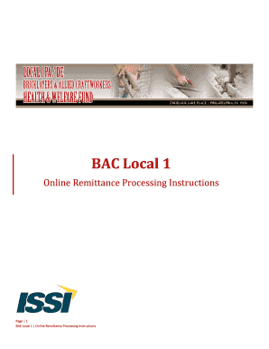 Fillable Online BAC Local 1 Fax Email Print - pdfFiller
