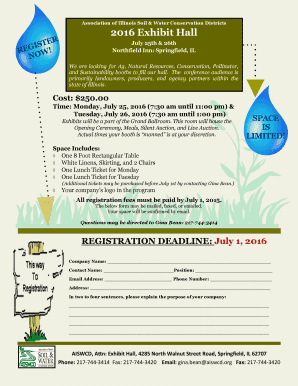 Fillable Online aiswcd Exhibit Hall Registration Form2016pub - aiswcd ...