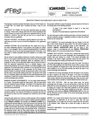 Fillable Online HOME EQUITY GROUP EARLY DISCLOSURE Fax Email Print ...